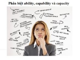 Phân biệt cách dùng của ability, capability và capacity - EFC